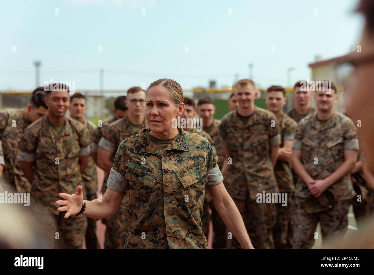 U.S. Marine Corps Sgt. Maj. Joy Kitashima, III Marine Expeditionary ...