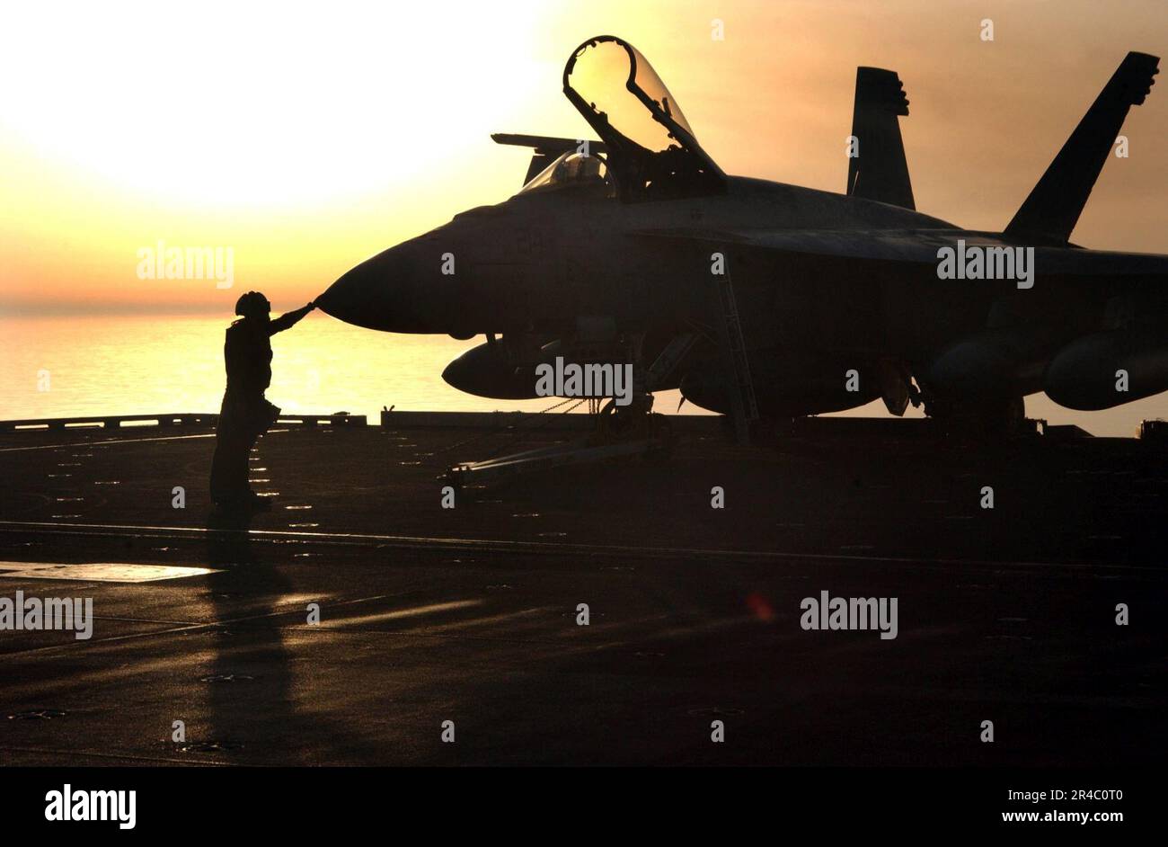 US Navy Aviation Warfare Systems Operator assigned to the ''Eagles'' of ...