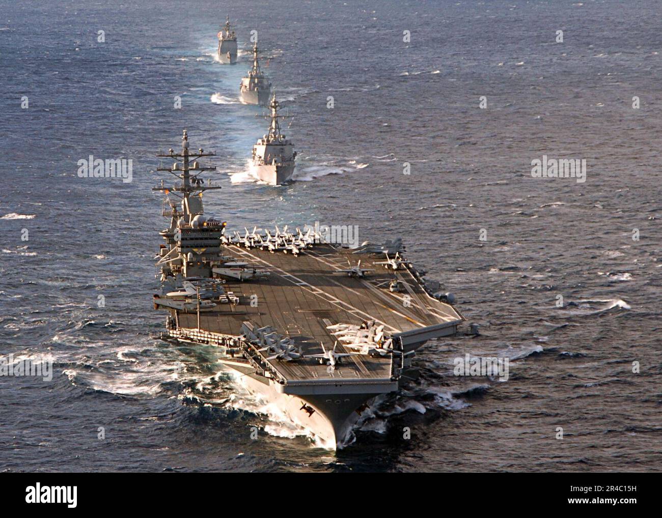 US Navy The Nimitz-class aircraft carrier USS Dwight D. Eisenhower (CVN ...