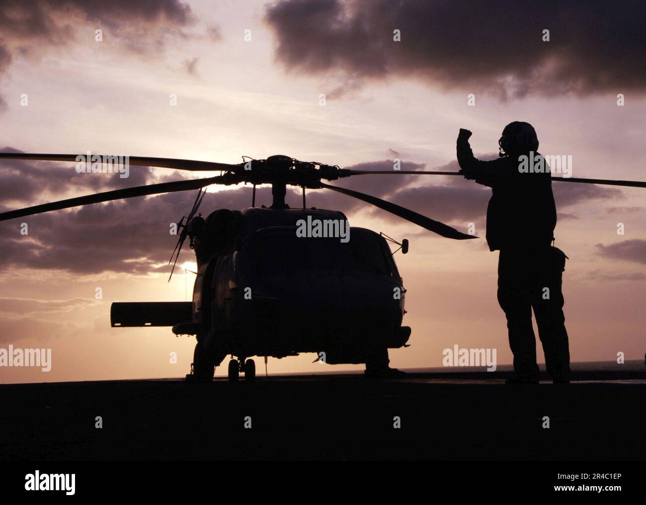 US Navy A MH-60 Seahawk helicopter assigned to Helicopter Antisubmarine ...