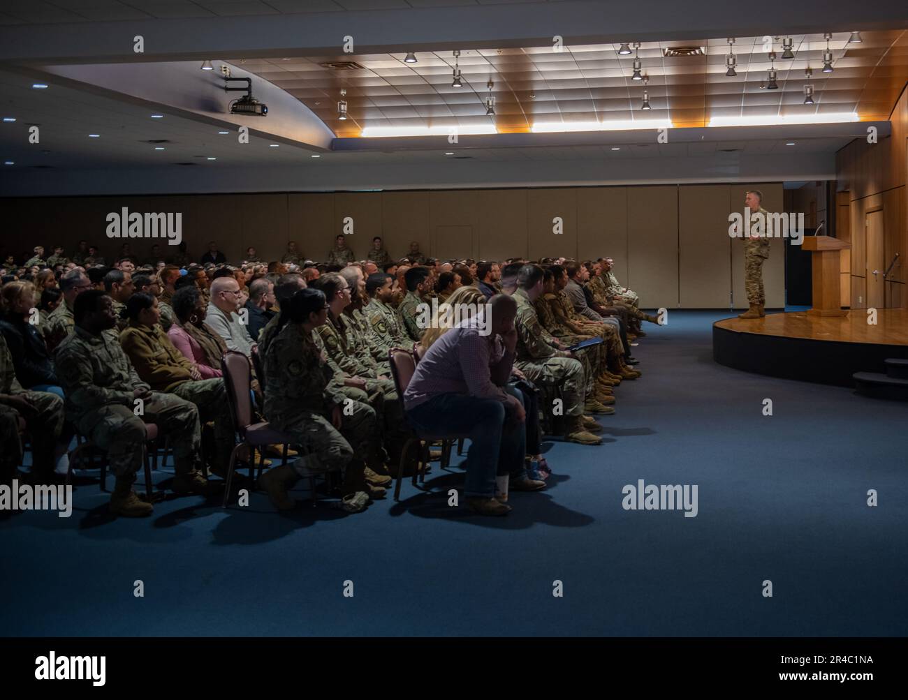 U.S. Air Force Col. George Watkins, 325th Fighter Wing commander ...