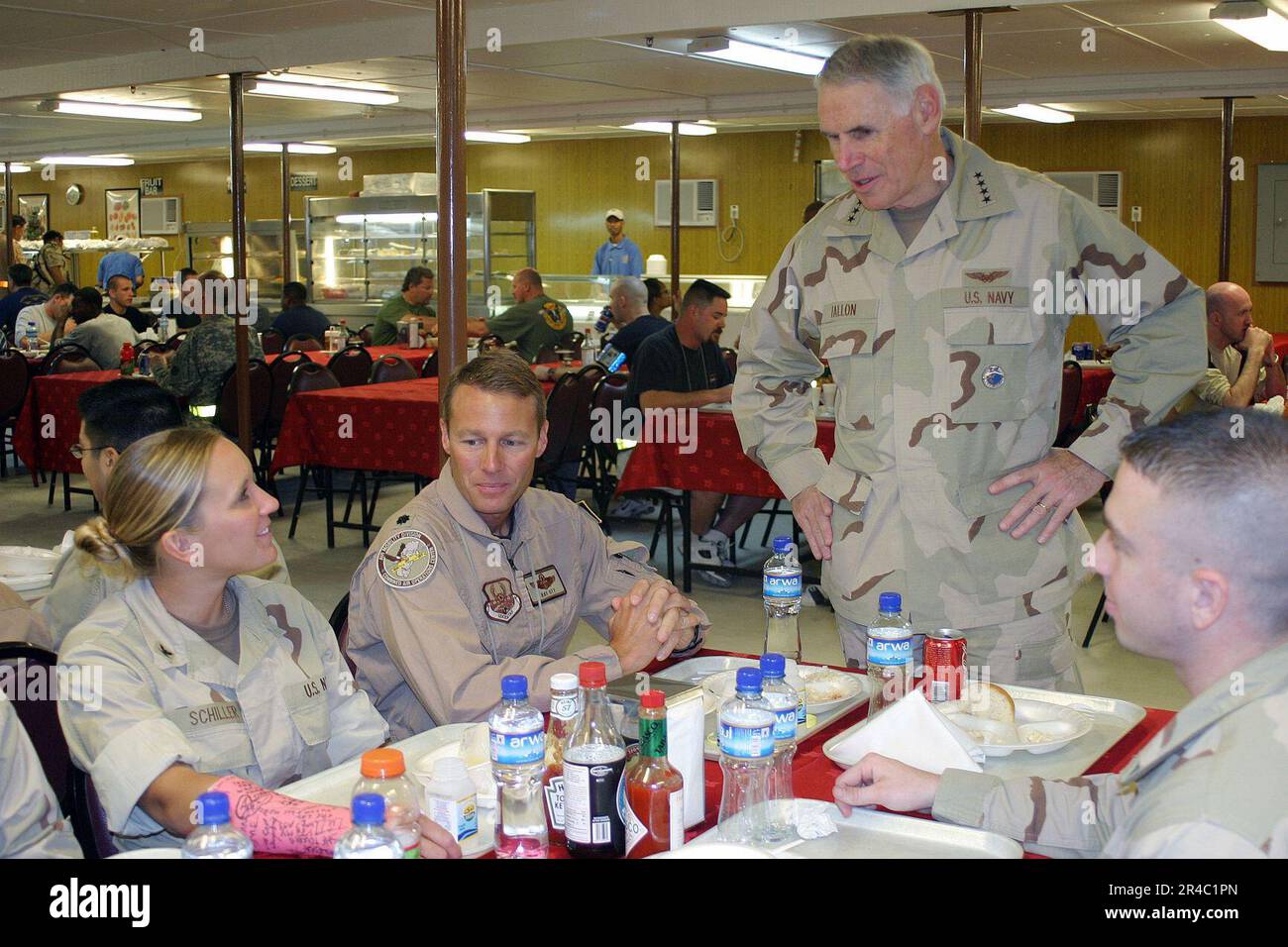 US Navy Commander, U. S. Pacific Command, Adm. William J. Fallon speaks ...