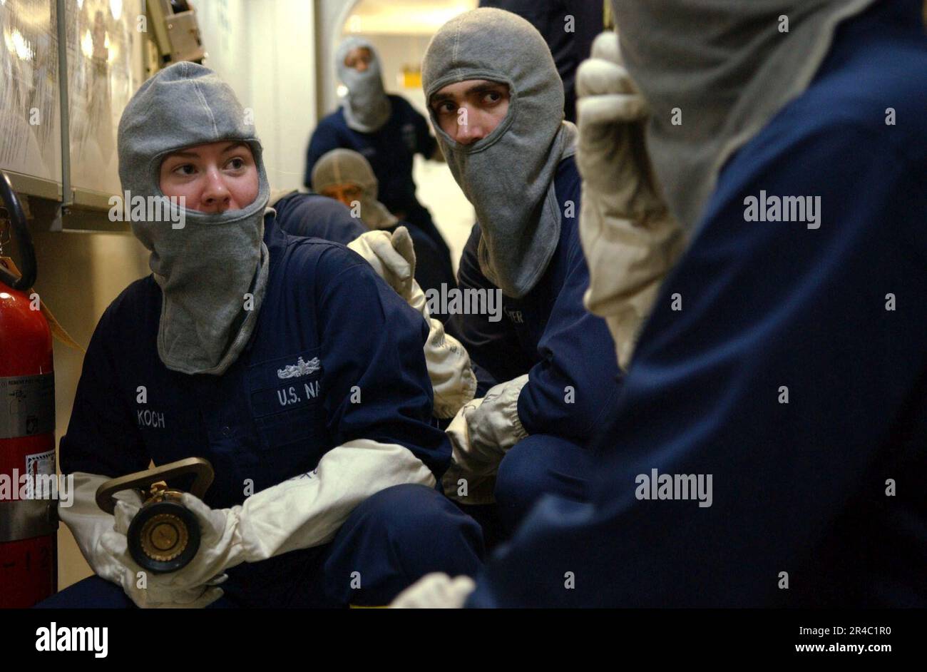 US Navy Personnel Specialist 2nd Class receives fire team training from ...