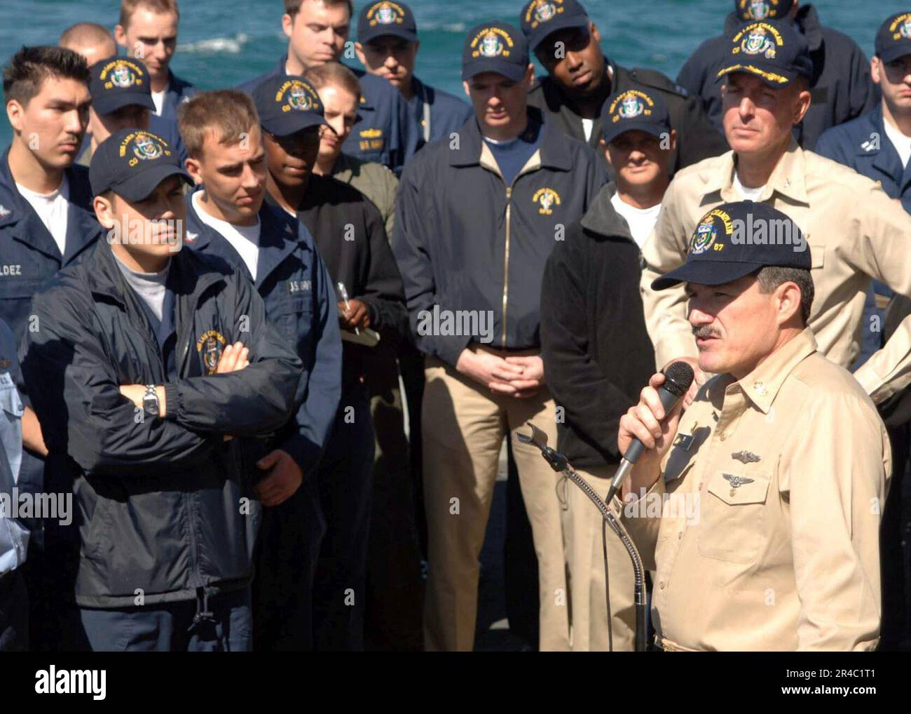 US Navy Master Chief Petty Officer of the Navy (MCPON), Terry Scott ...