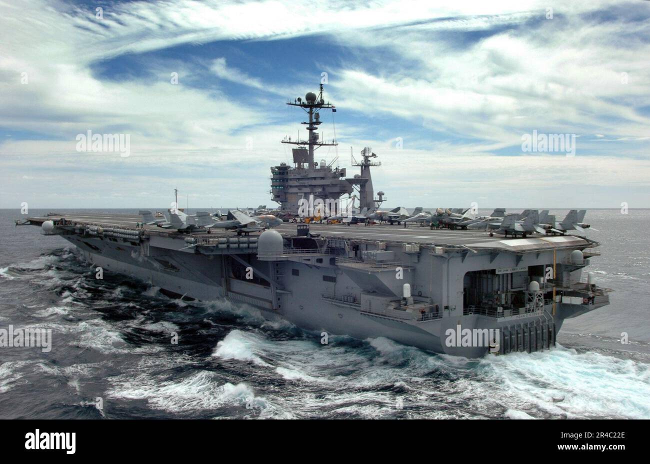US Navy The Nimitz-class aircraft carrier USS John C. Stennis (CVN 74) transit through the ...