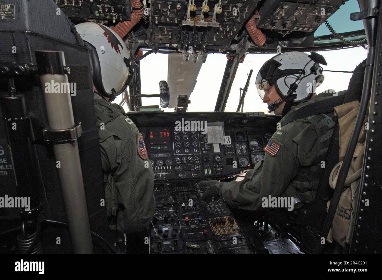 US Navy Pilots assigned to the Blackhawks of Helicopter Mine Counter ...