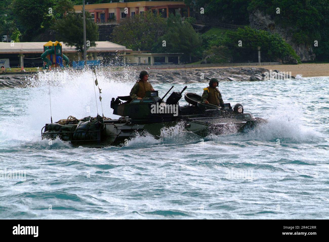US Navy An Amphibious Assault Vehicle (AAV) assigned to the 31st Marine ...