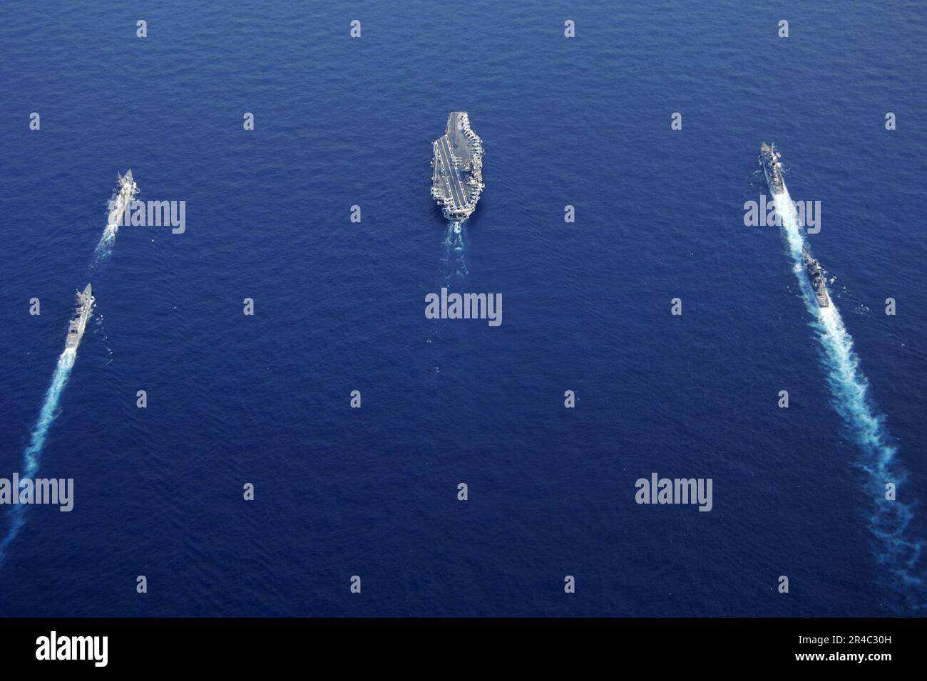 US Navy Japanese Maritime Self-Defense Force (JMSDF) sail in formation ...