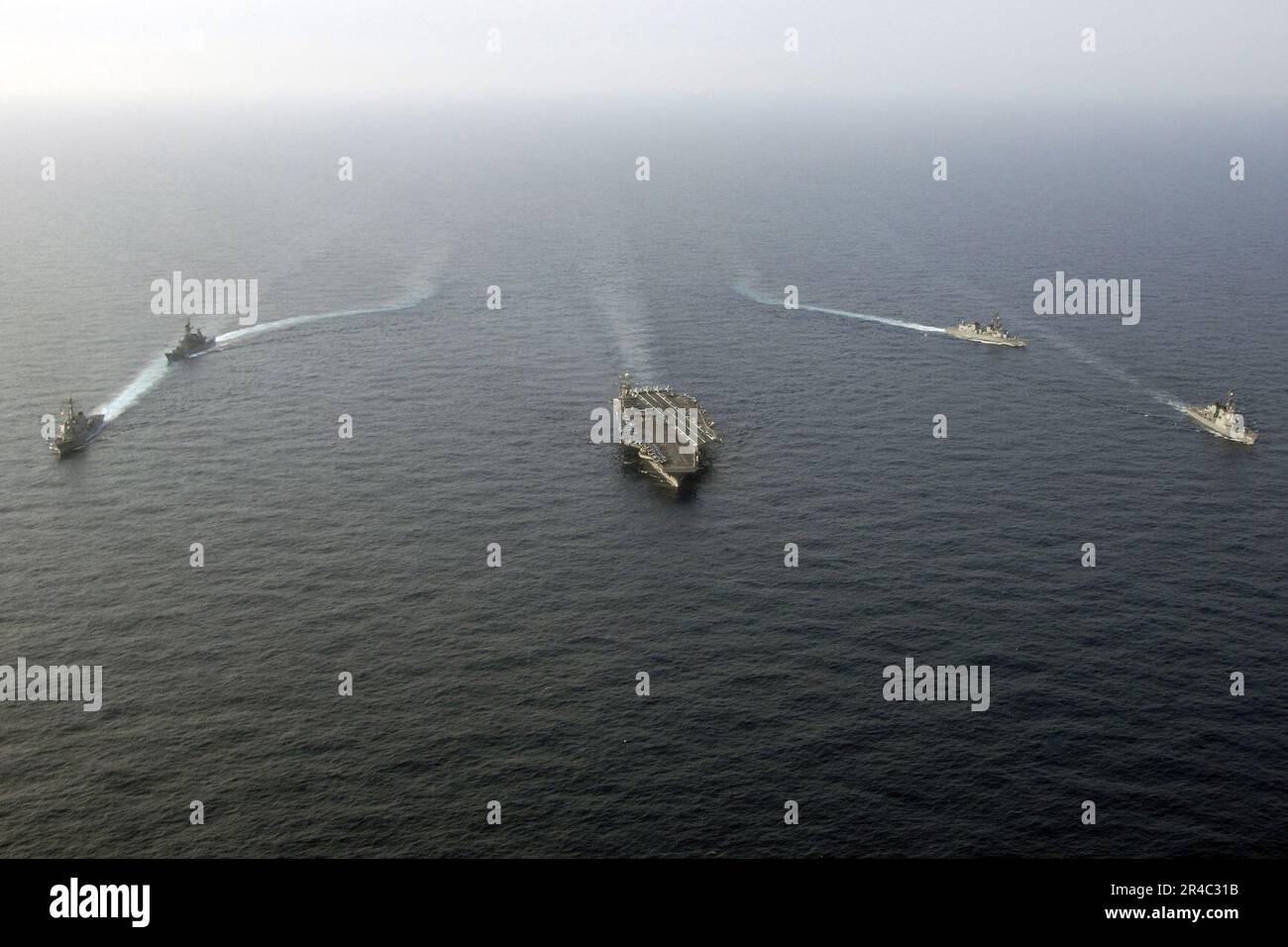 US Navy Guided-missile destroyer USS Stethem (DDG 63) and Japanese ...