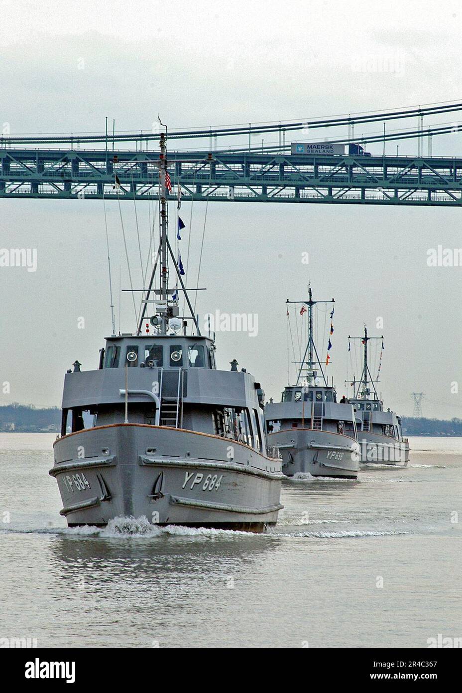 US Navy Yard Patrol Craft (YPs) from Naval Station Annapolis, Md., sail ...