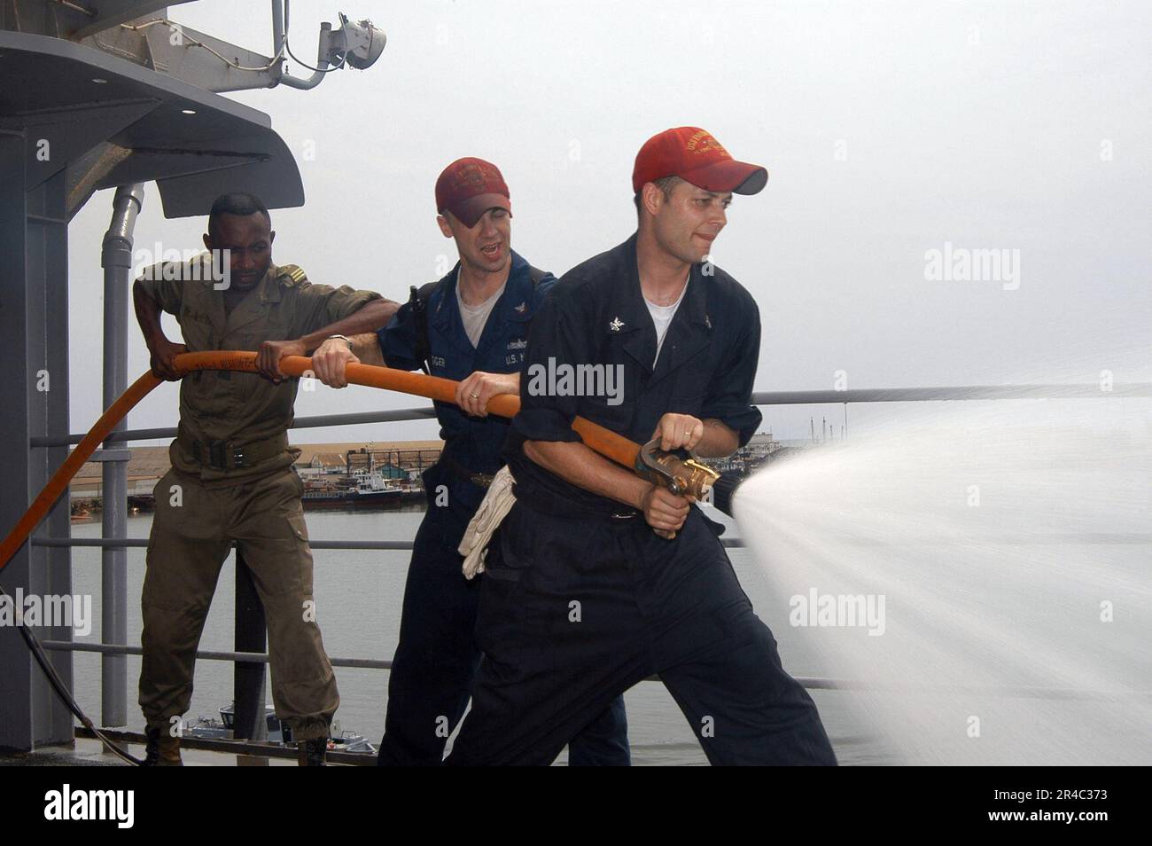 Firefighting hose handling techniques hi-res stock photography and ...