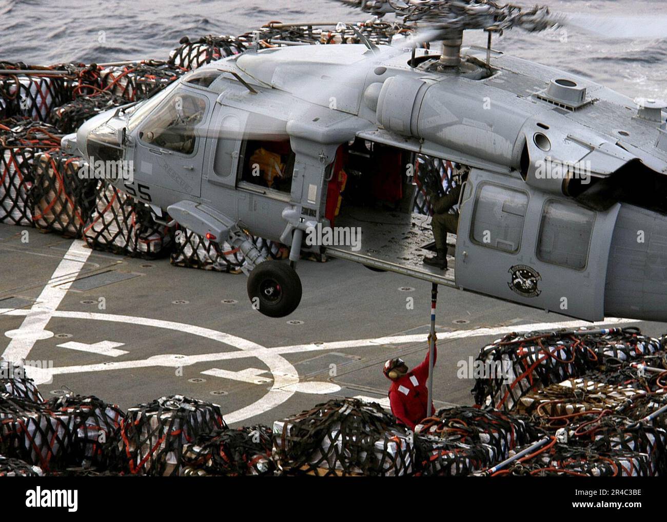 US Navy An MH-60S Seahawk helicopter assigned to the Island Knights of ...
