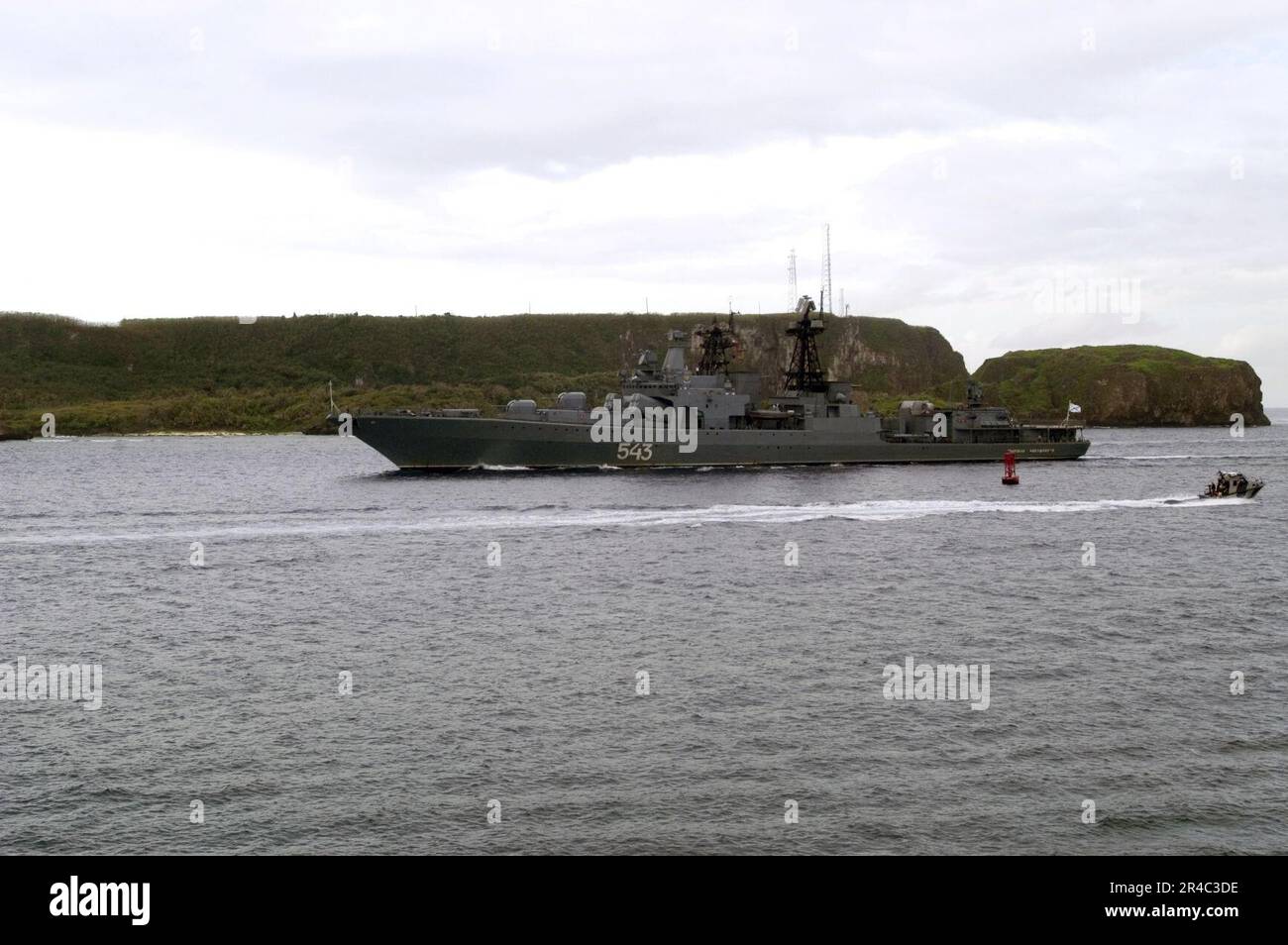 US Navy The Russian Federated Navy (RFN) ship Marshal Shaposhnikov ...