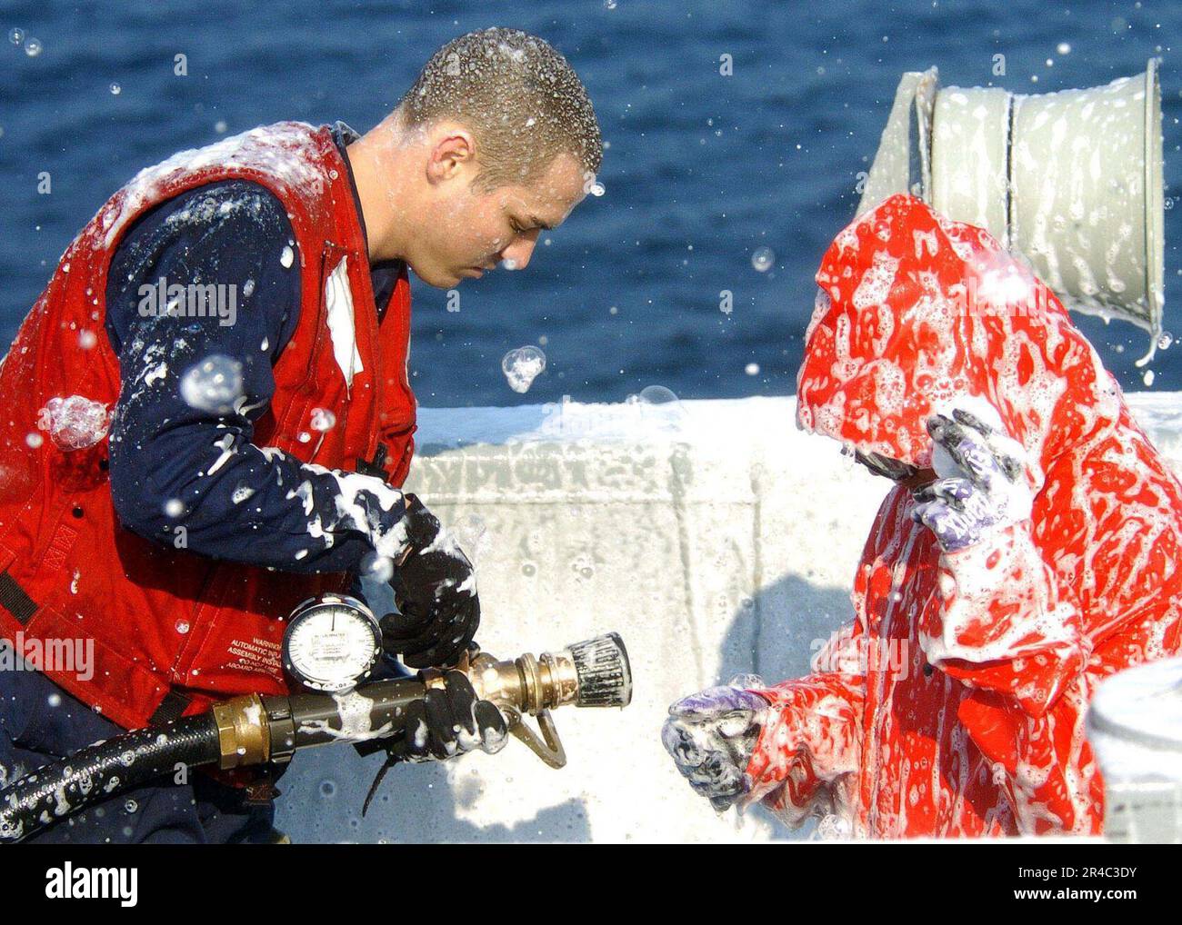 US Navy Damage Controlman Fireman and Damage Controlman 3rd Class ...