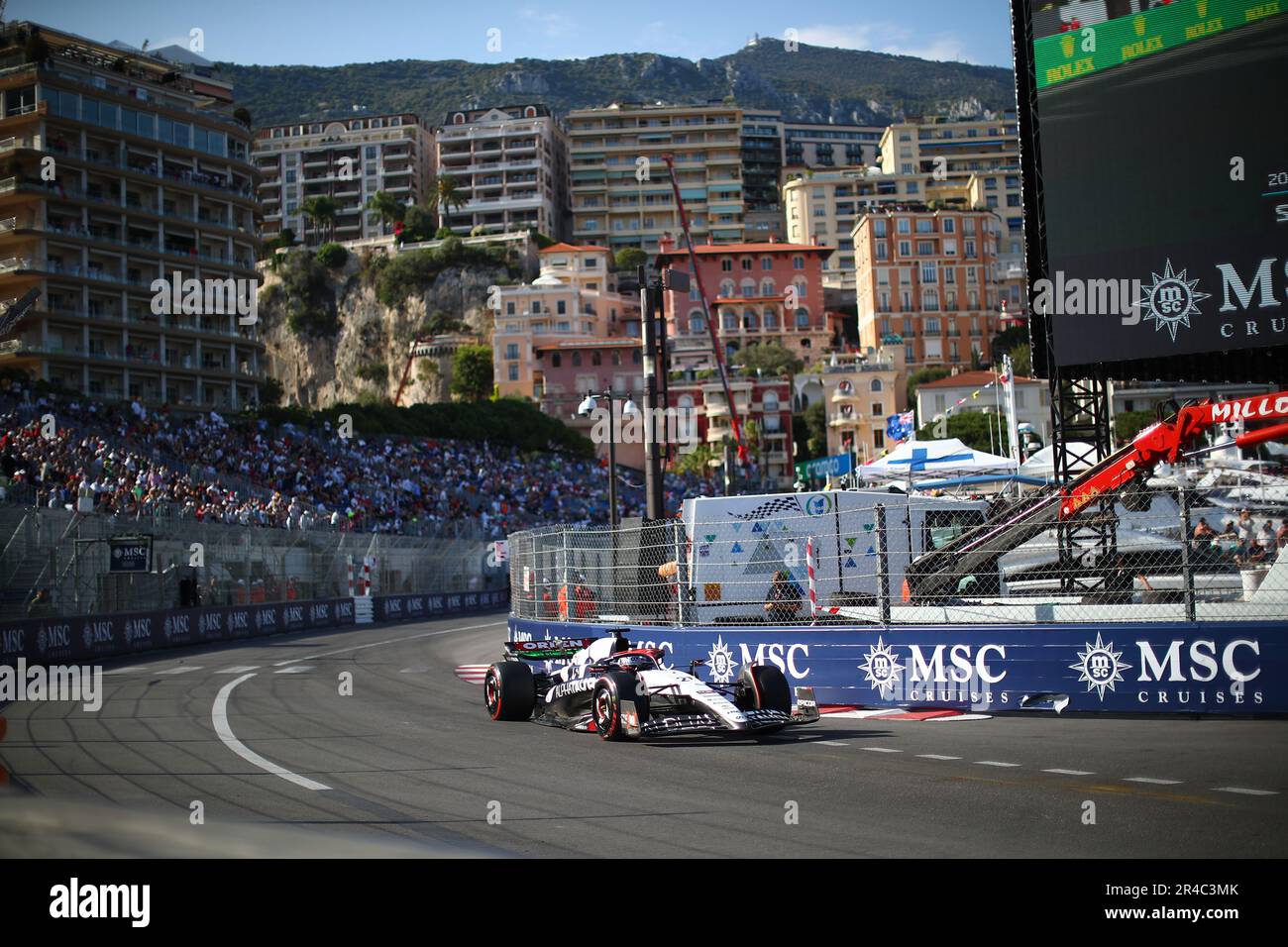 Monaco, Monaco. 26th May, 2023. Nyck De Vries of AlphaTauri on track ...