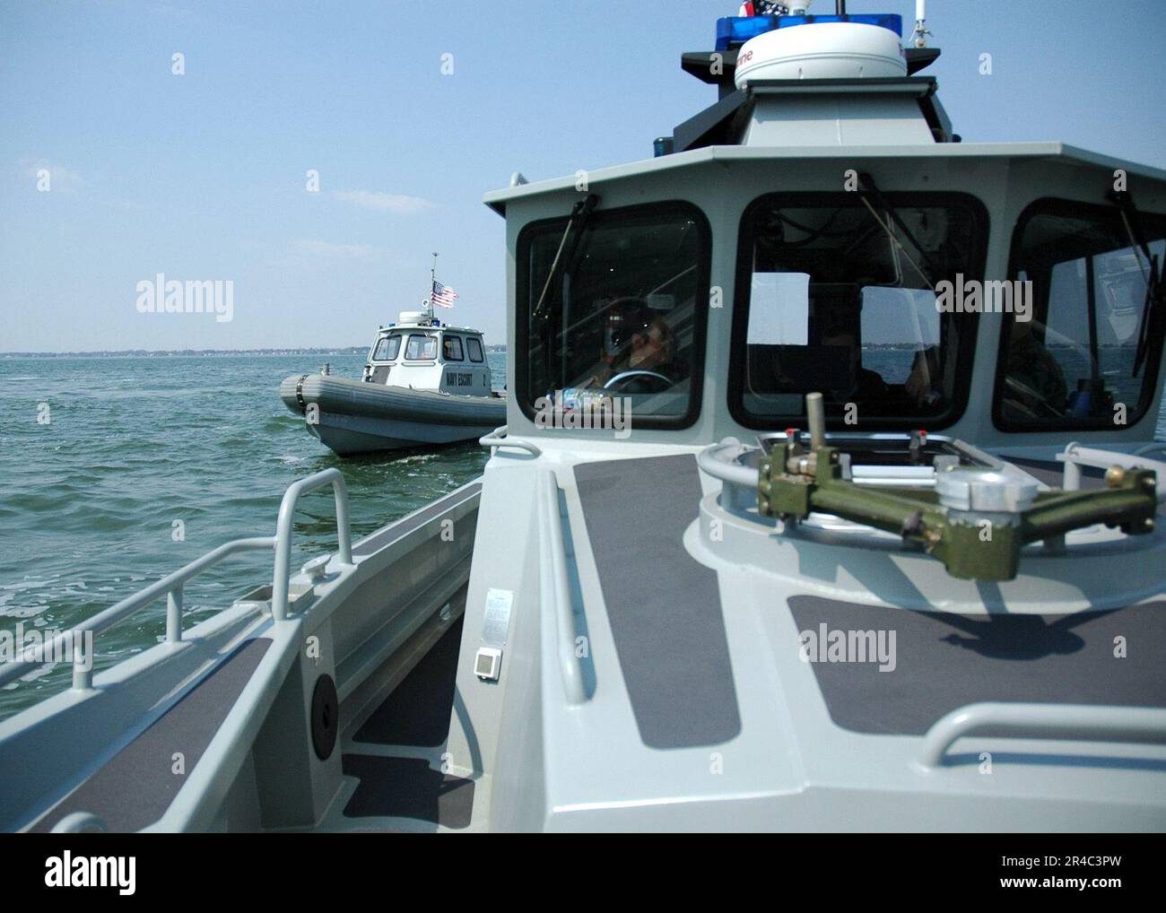 US Navy Naval Submarine Support Center harbor security, accompany the ...