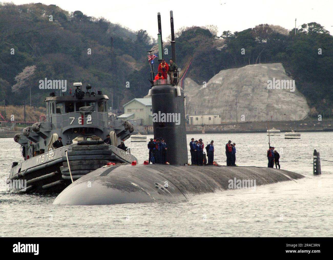 US Navy A harbor pilot assists the nuclear-powered attack submarine USS ...