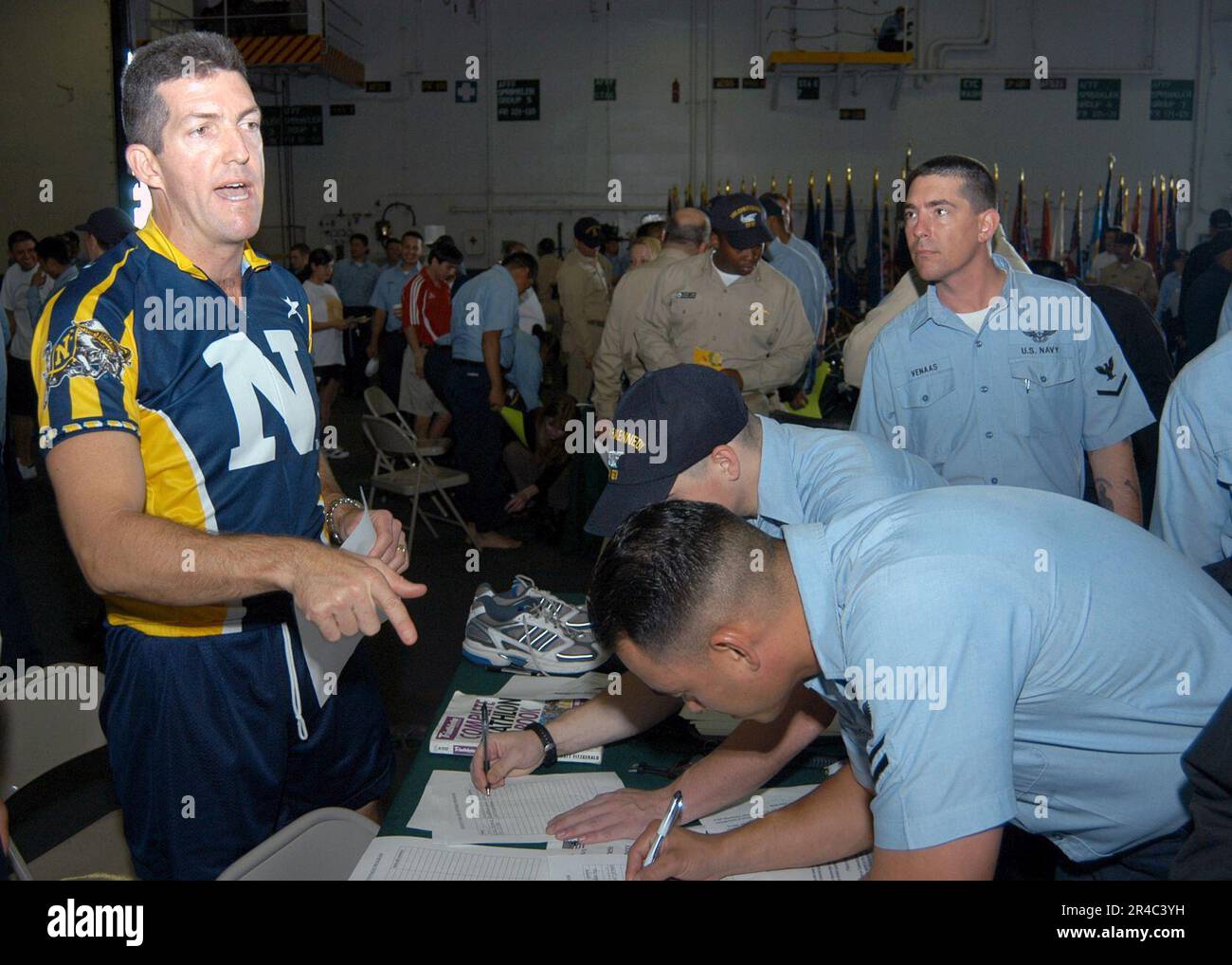 US Navy USS John F. Kennedy (CV 67) Physical Readiness Coordinator, Lt ...