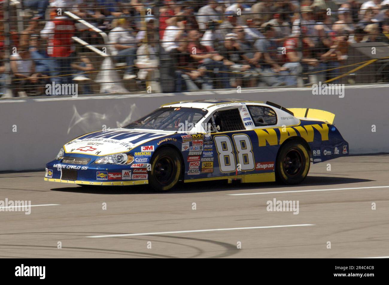 US Navy Mark McFarland, driver of No. 88 Navy ''Accelerate Your Life ...