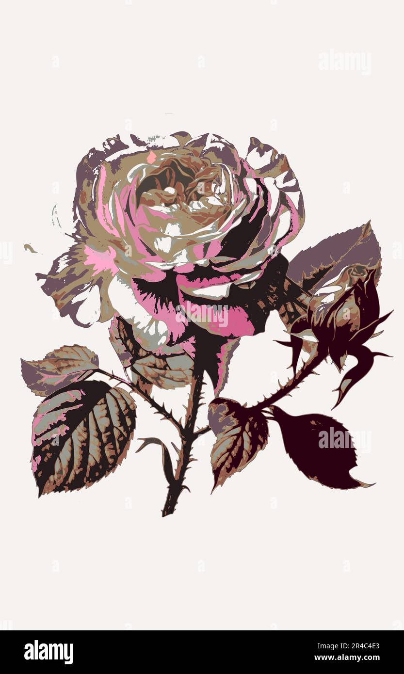 A Multi-Colored Masterpiece of Art. A vibrant painting full of creative ...