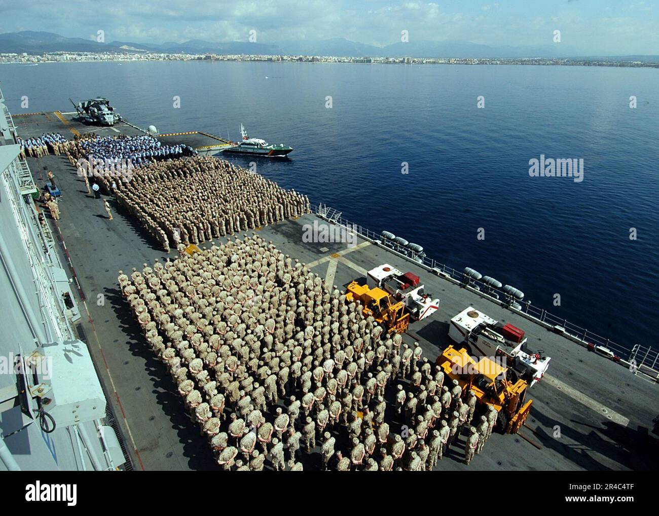US Navy Commander, U.S. 6th Fleet, Vice Adm. John Stufflebeem ...