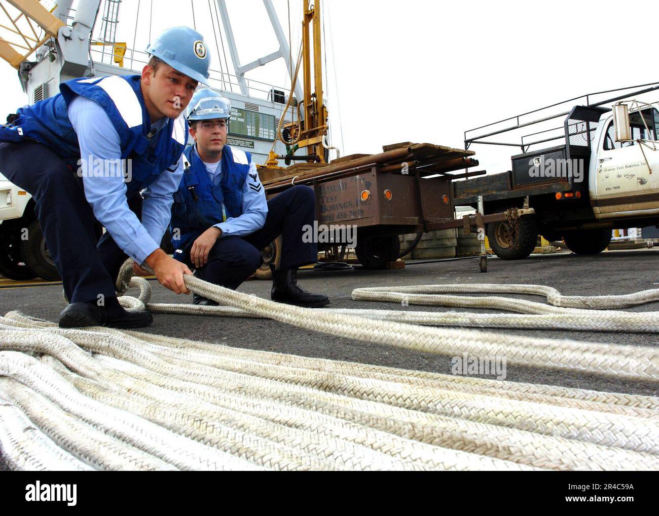 US Navy Fire Controlman 3rd Class assigned to the guided-missile ...