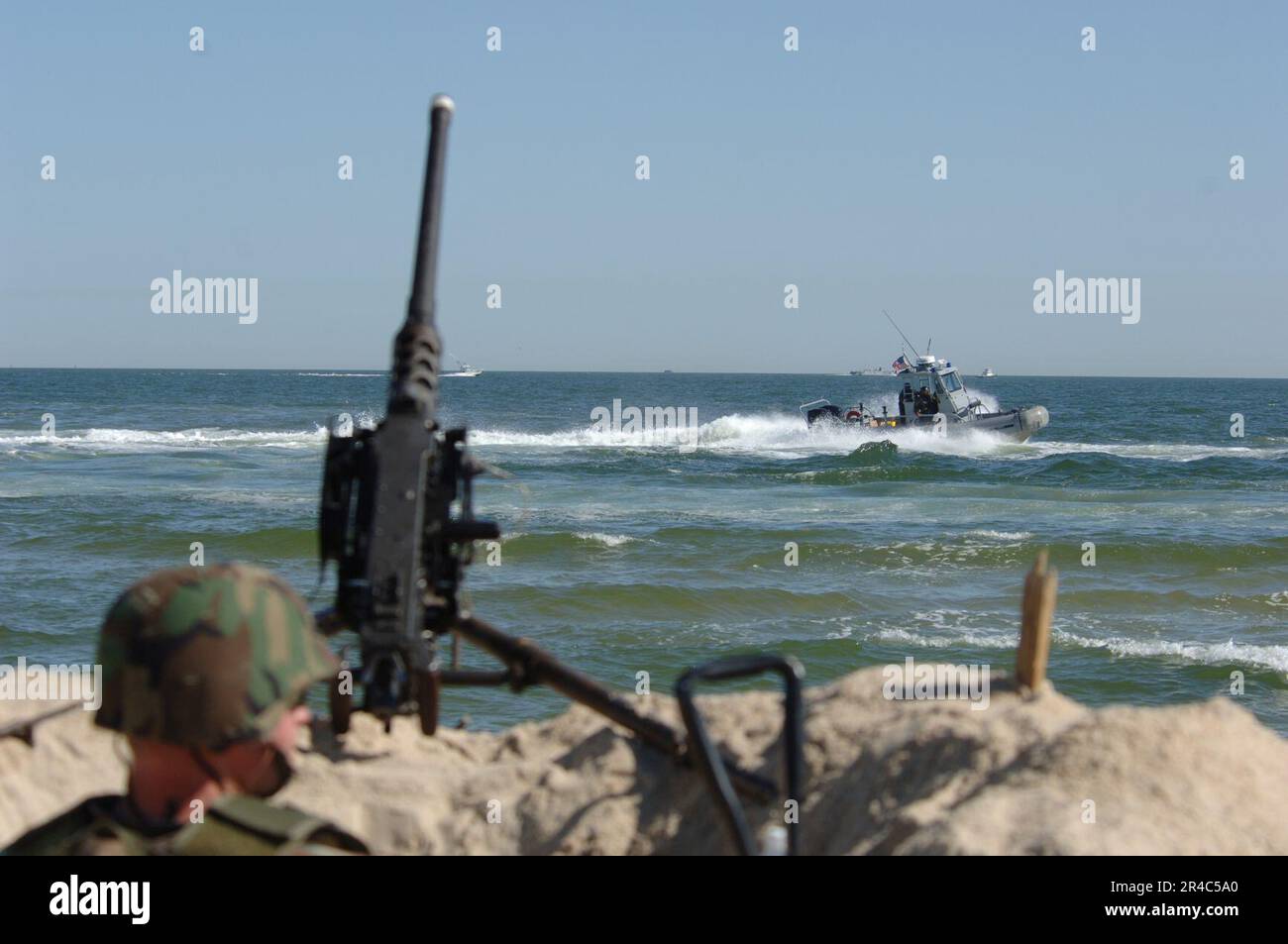 US Navy Secure All-Around Floatation Equipped boat assigned to Mobile ...