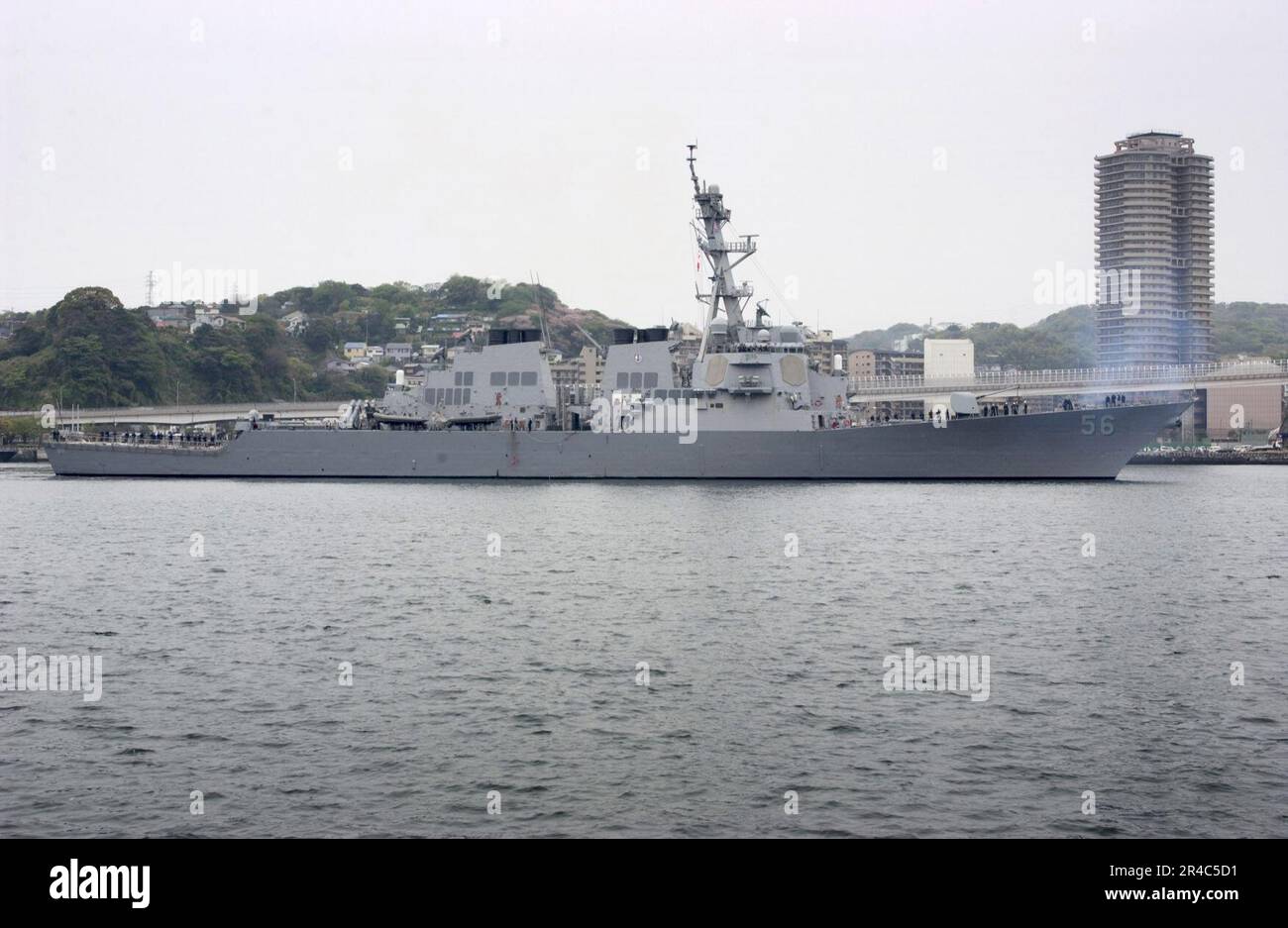 US Navy Guided-missile destroyer USS John S. McCain (DDG 56) transits ...