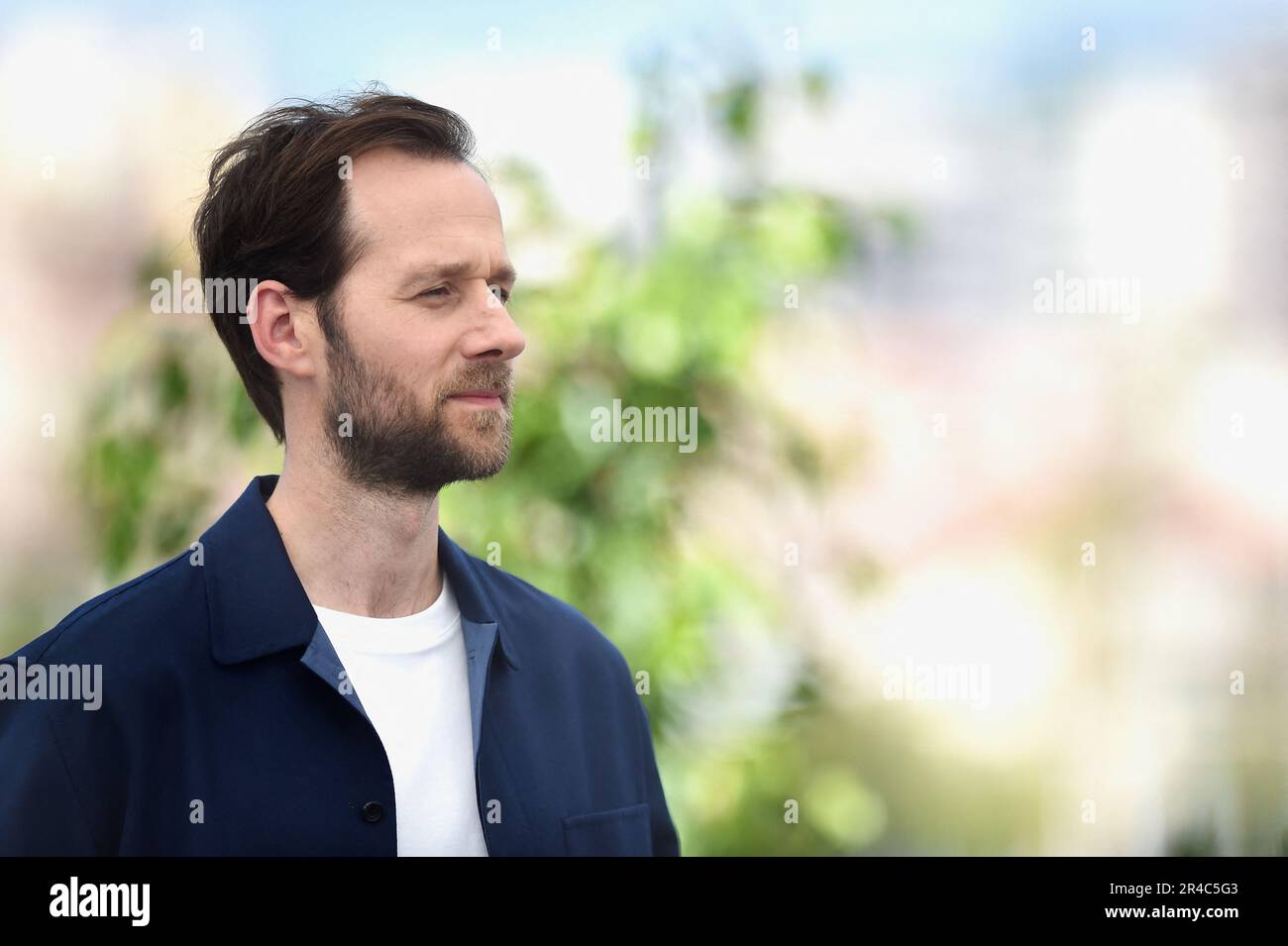 Cannes, France. 27th May, 2023. Benjamin Lavernhe attend the LAbbe ...