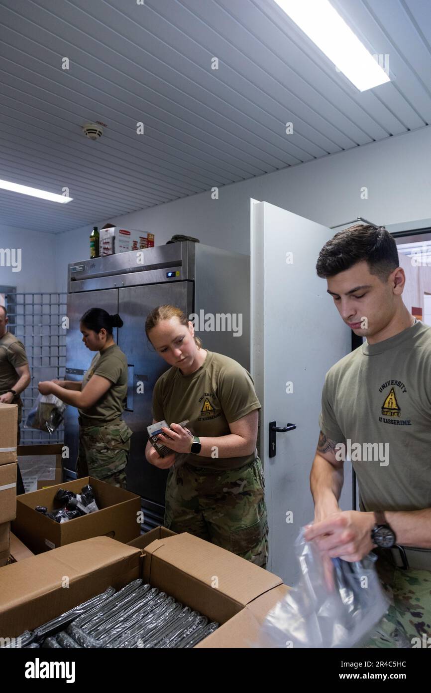 U.S. Army Combat Medic Specialists assigned to Task Force Orion, 27th ...