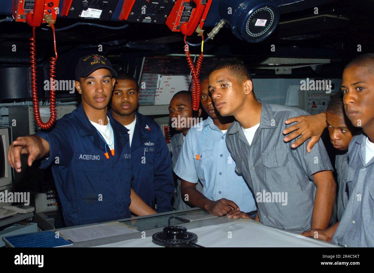US Navy Gas Turbine System Technician Electrical Fireman explains to ...