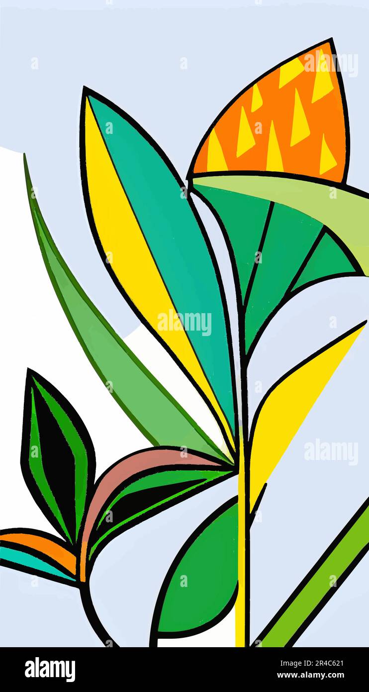 Radiant green spring background Stock Vector Images - Alamy