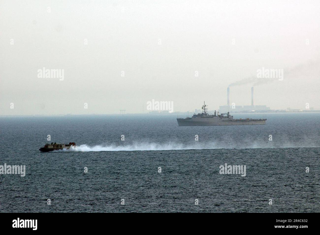 US Navy Landing Craft Air Cushion Seven Two (LCAC-72) assigned to ...