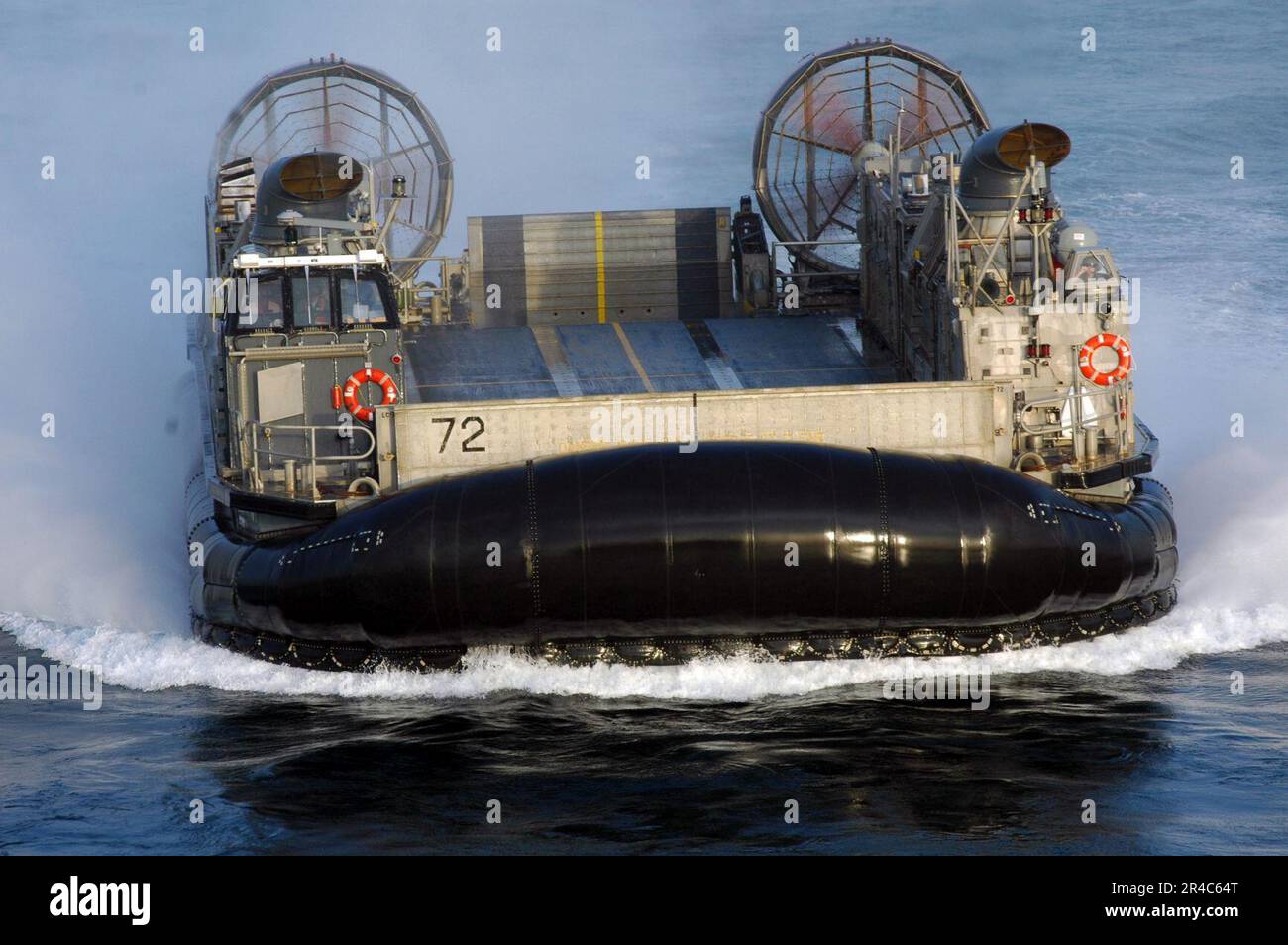 US Navy Landing Craft Air Cushion Seven Two (LCAC-72), assigned to ...