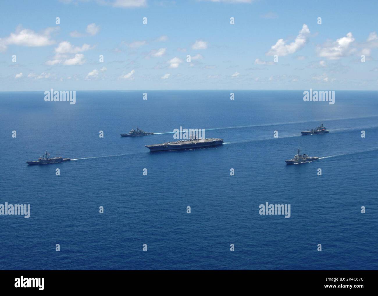 US Navy Ships assigned to the George Washington Carrier Strike group ...