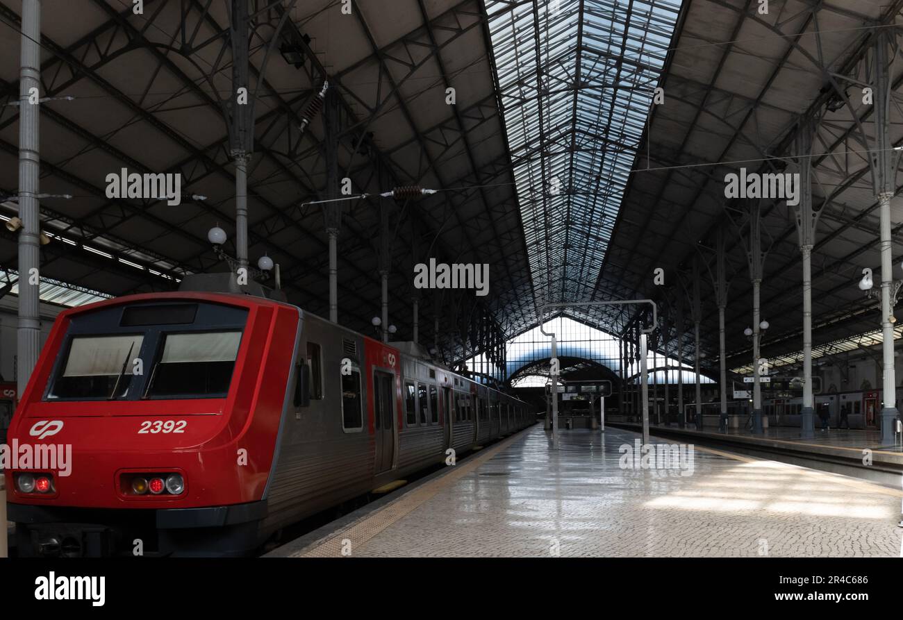Lisbon metro station sign hi-res stock photography and images - Alamy