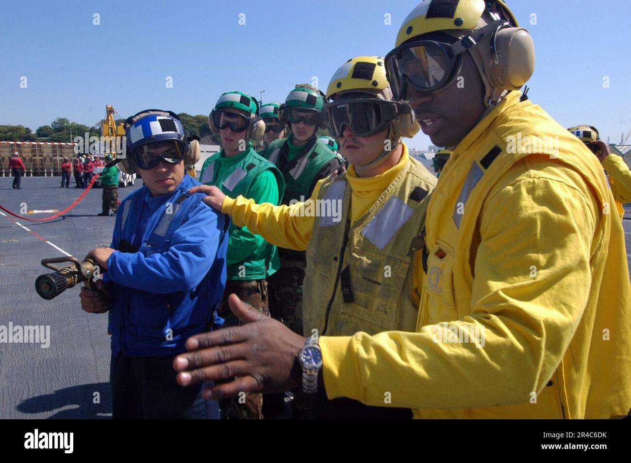 Aircraft barricade drills hi-res stock photography and images - Alamy