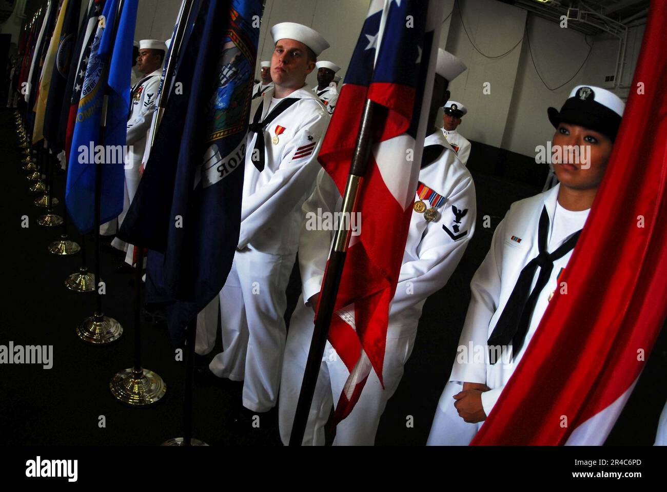 US Navy A Flag Detail presents the flags from all 50 states in the ...