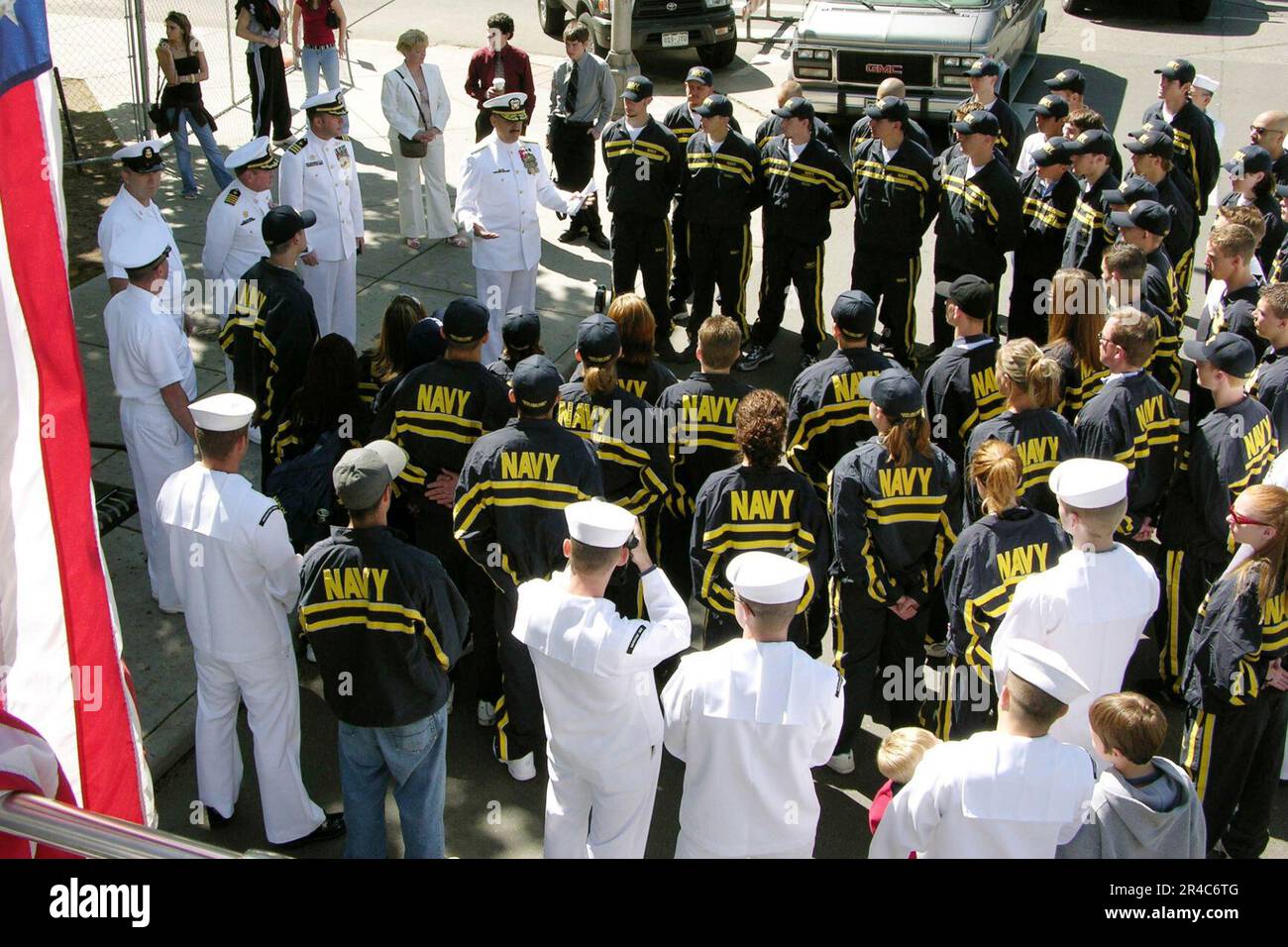 US Navy Deputy Commander, 1st Naval Construction Division, Rear Adm ...
