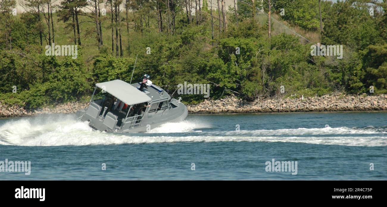 US Navy An Inshore Boat Unit assigned to Navy Coastal Warfare Squadron ...