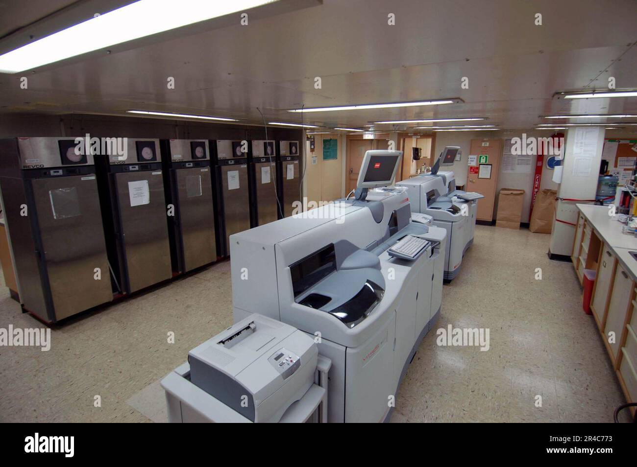 US Navy Main laboratory aboard the Military Sealift Command hospital ...