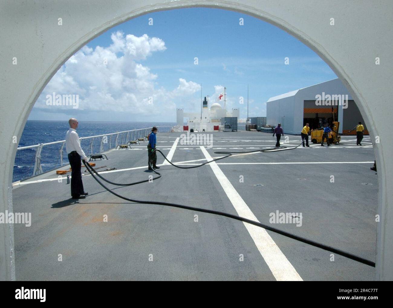 US Navy The Air Department aboard the Military Sealift Command (MSC ...