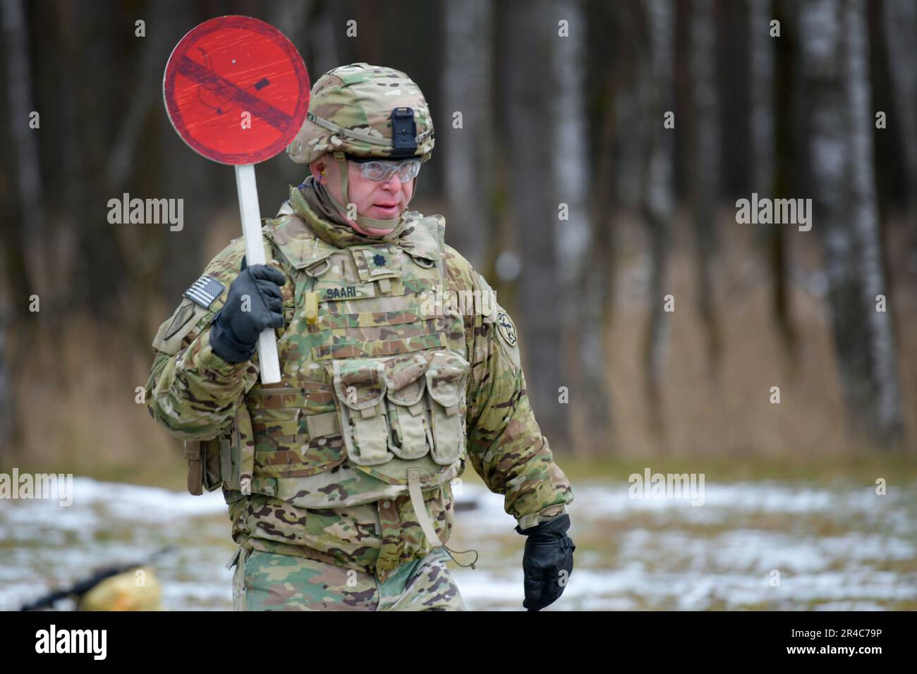 U.S. Army Lt. Col. John J. Saari with 207th Military Intelligence ...