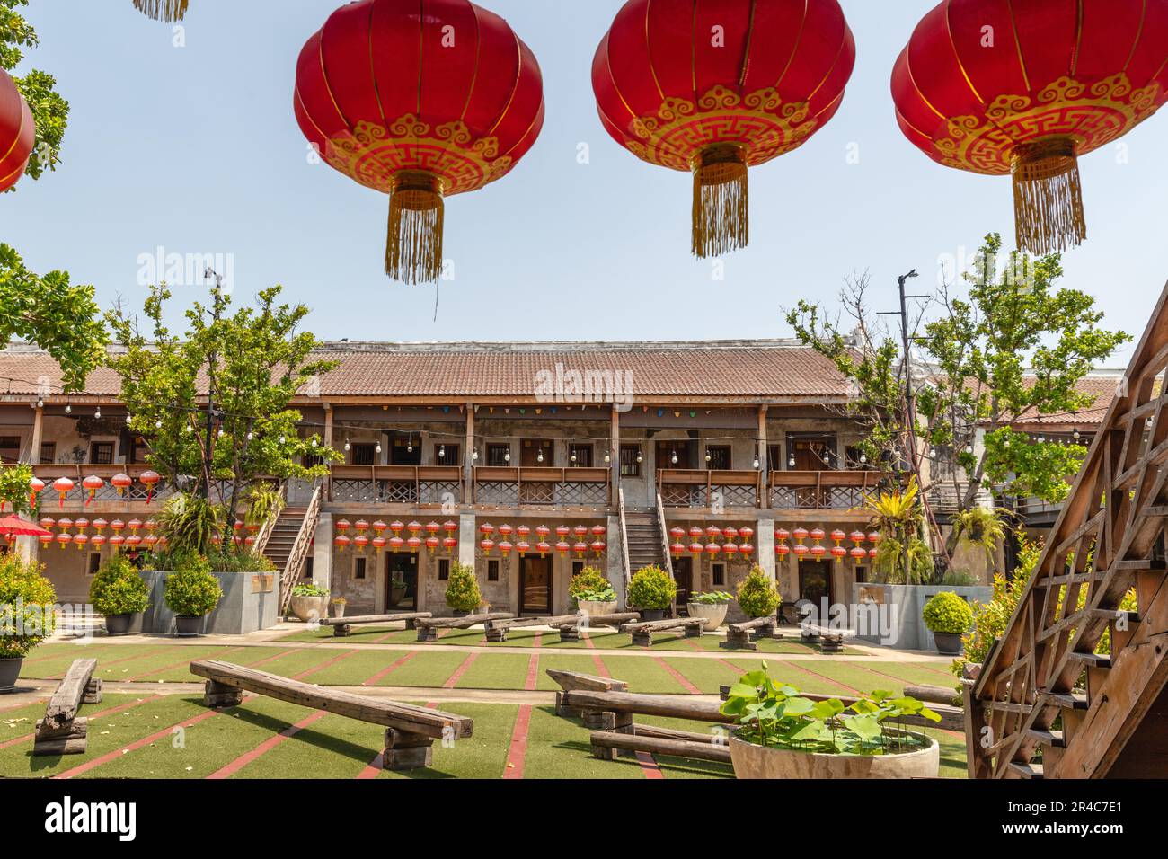 Lhong 1919, aa tourist attraction on the west bank of Chao Phraya River ...