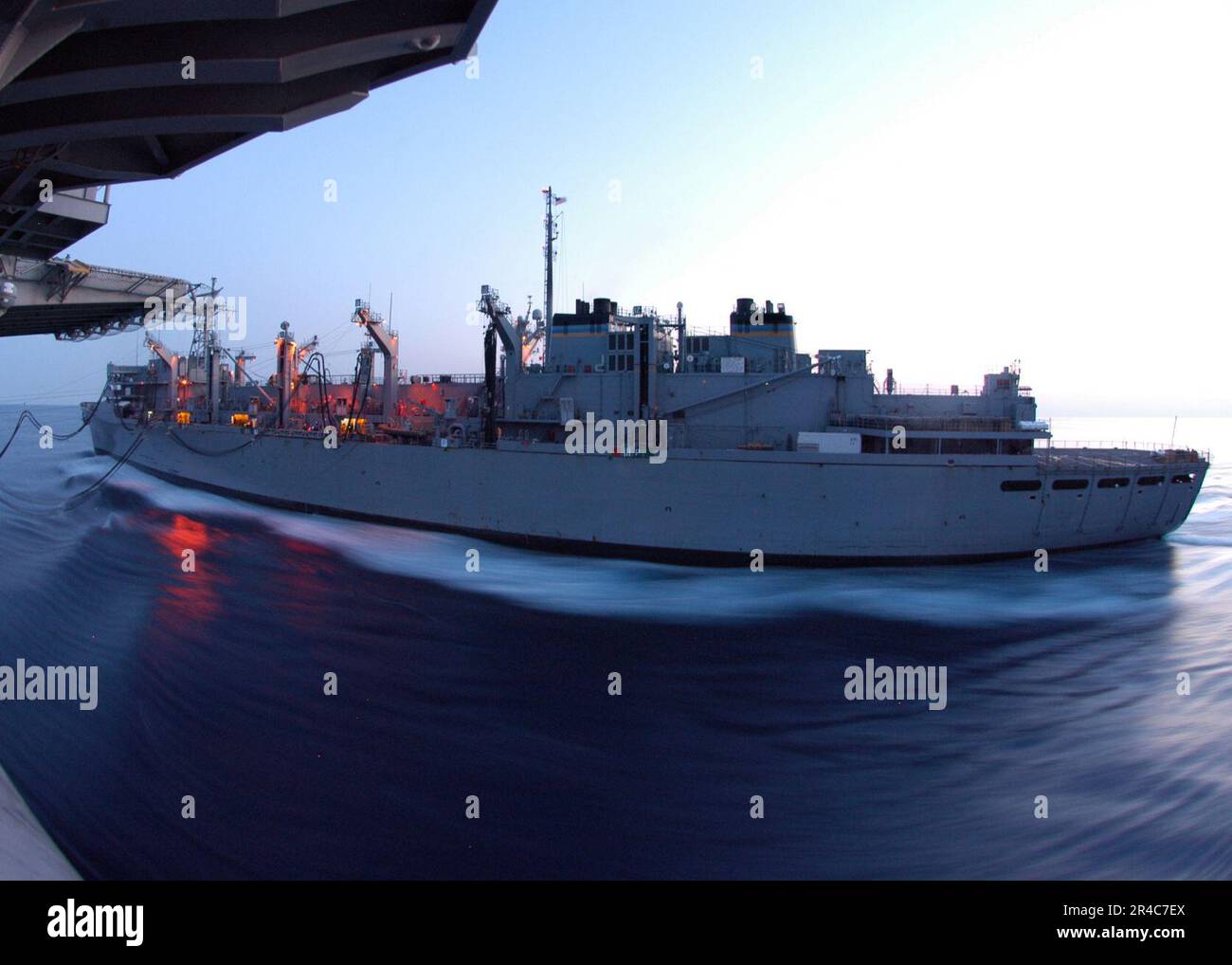 US Navy The Military Sealift Command (MSC) fast-combat support ship USNS Arctic (T-AOE 8 ...