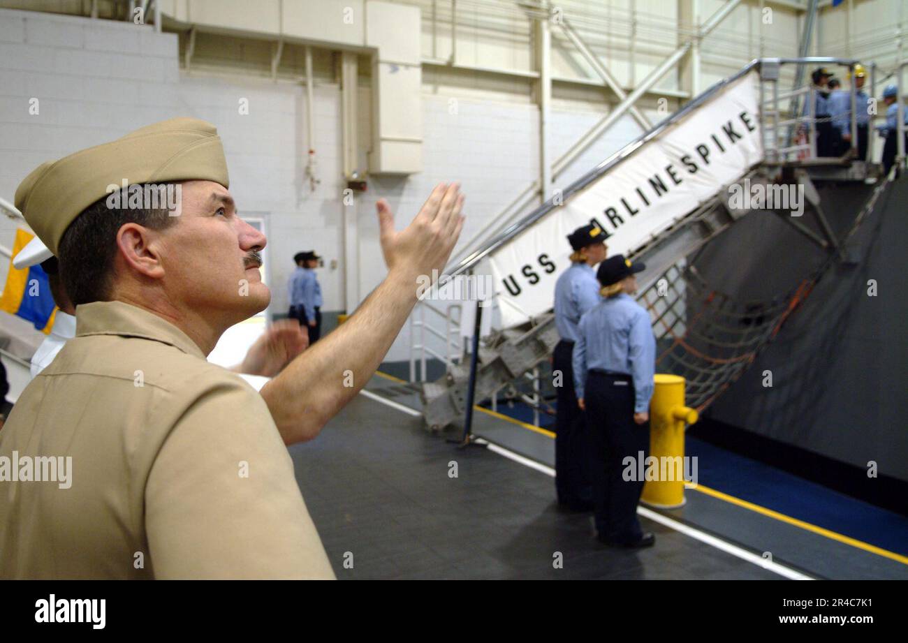 US Navy Master Chief Petty Officer of the Navy (MCPON) Terry Scott ...
