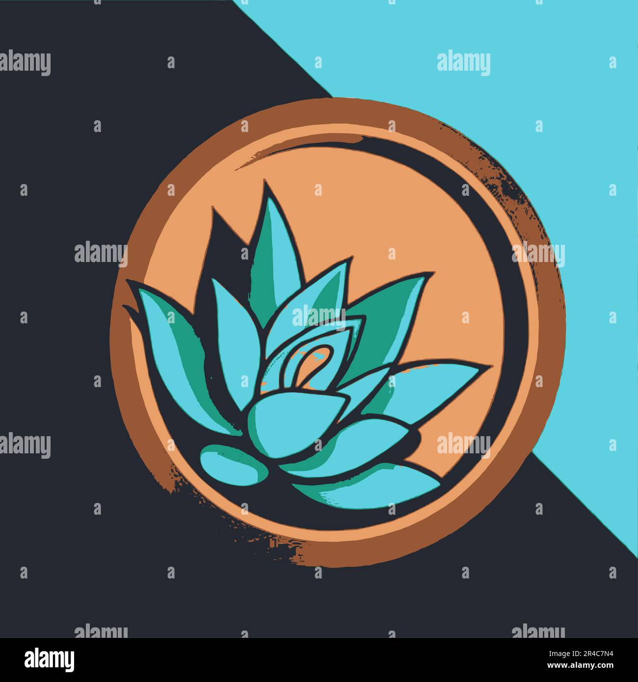 Radiant green spring background Stock Vector Images - Alamy