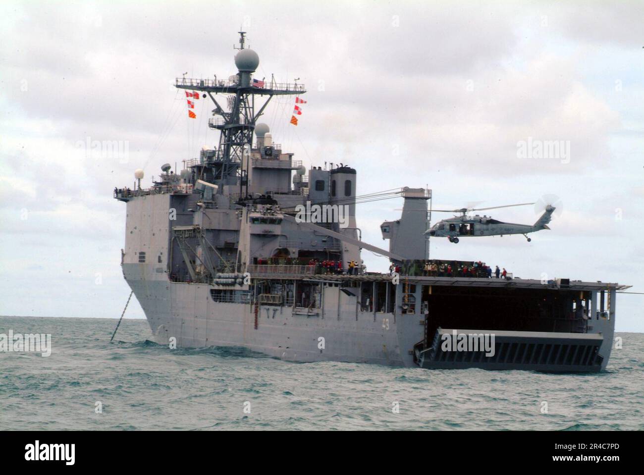 US Navy An MH-60S Seahawk lands on the flight deck of the amphibious ...