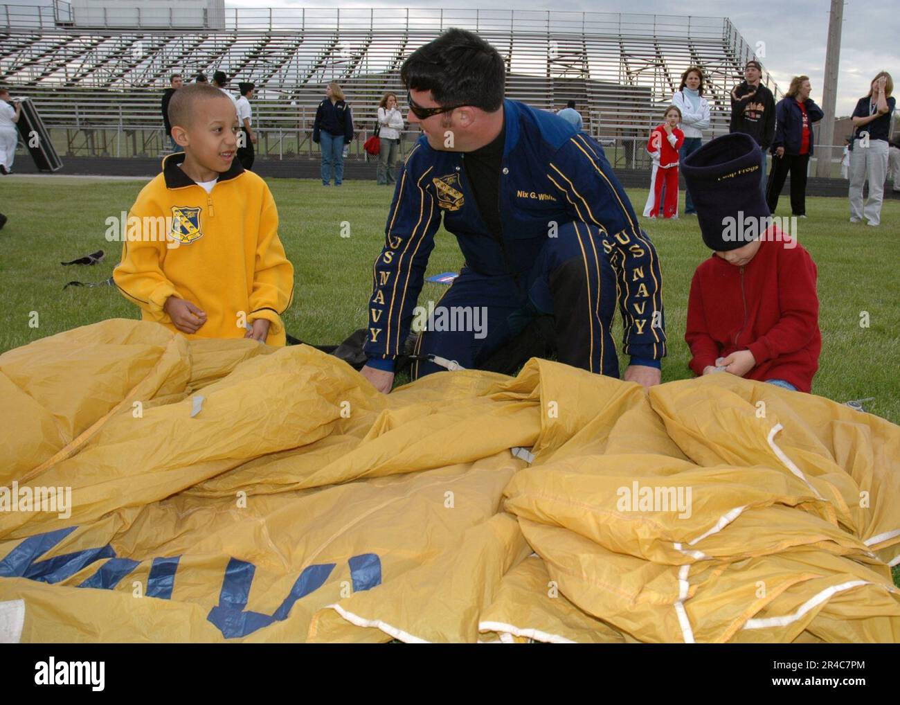 US Navy Navy Leap Frog Parachute Team member Petty Officer 1st Class ...