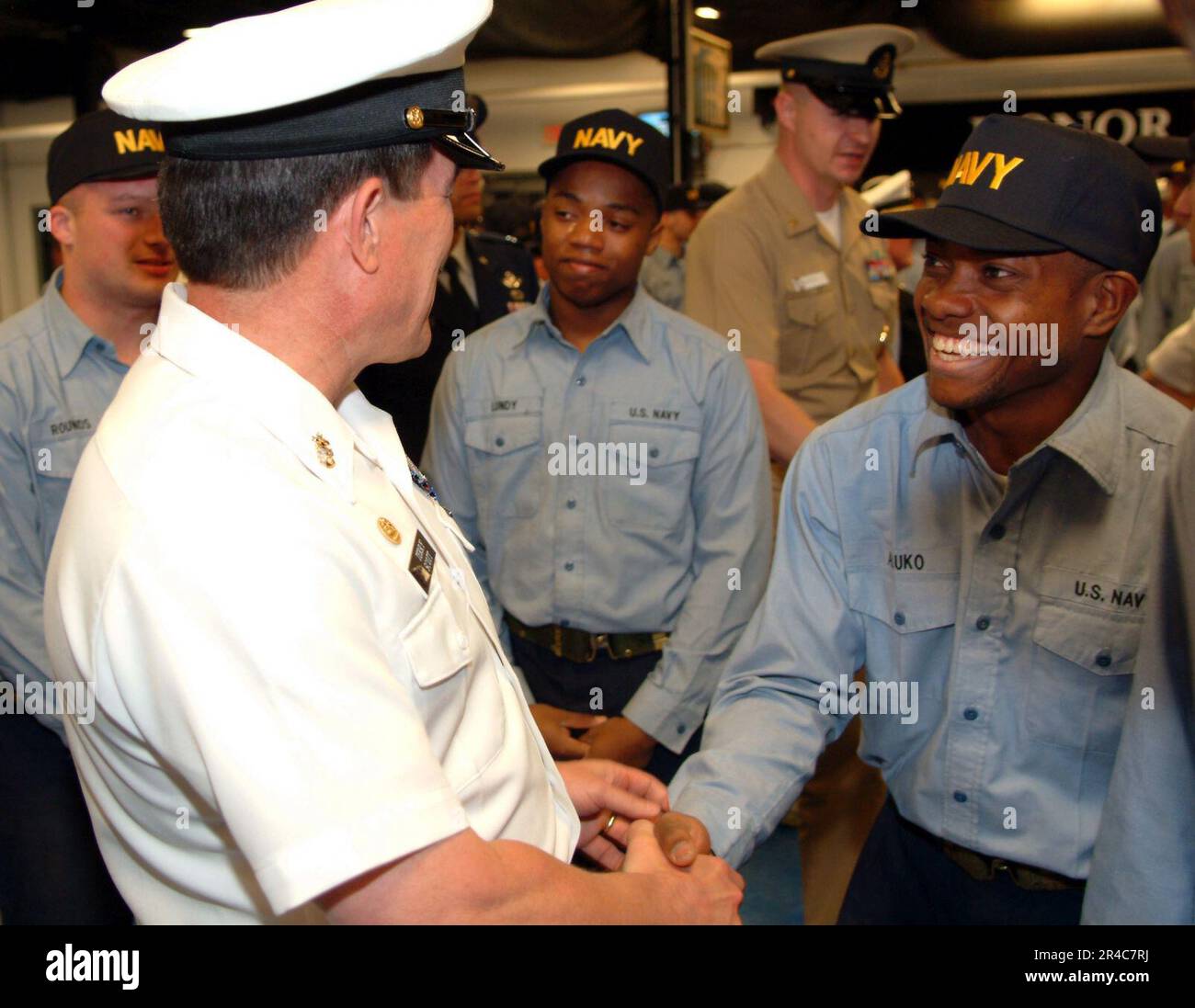US Navy Master Chief Petty Officer of the Navy (MCPON) Terry Scott ...